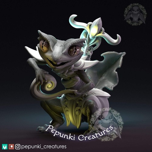 Leaf Gecko Warlock | Pepunki Creatures | eBay