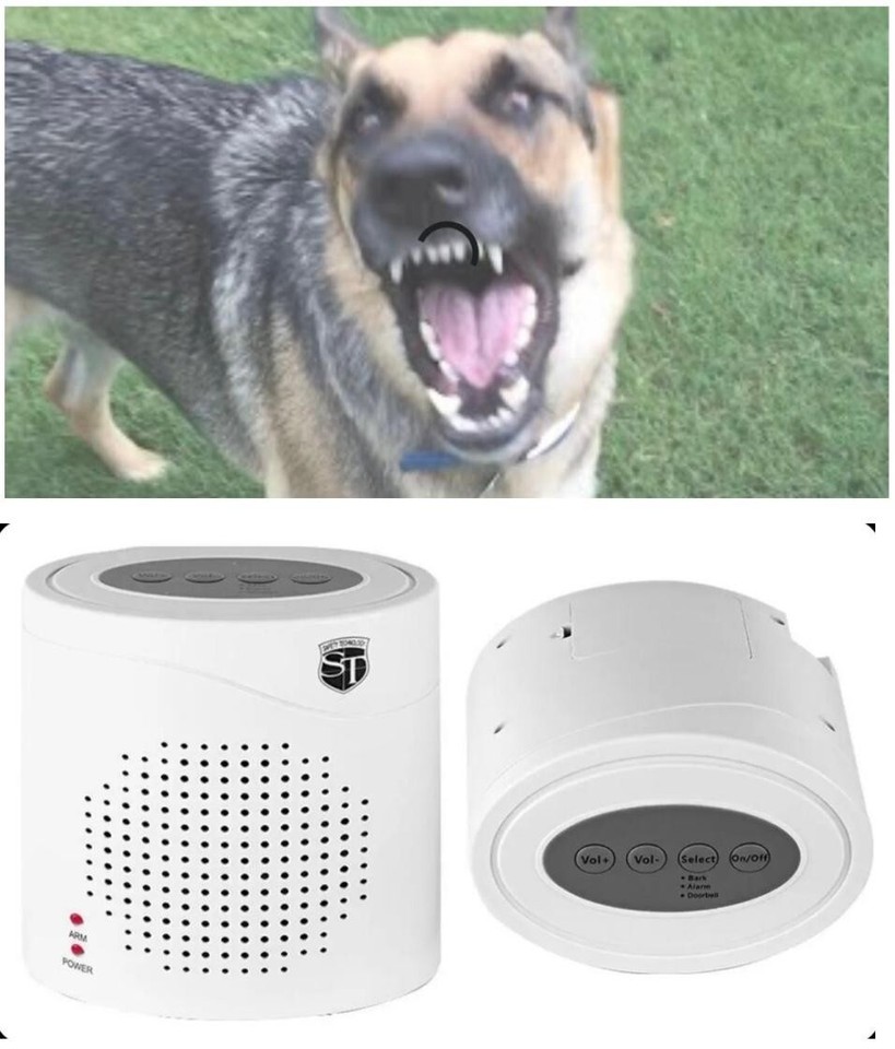 Electronic BARKING WATCH DOG Home Burglar Safety Security Alarm System ...