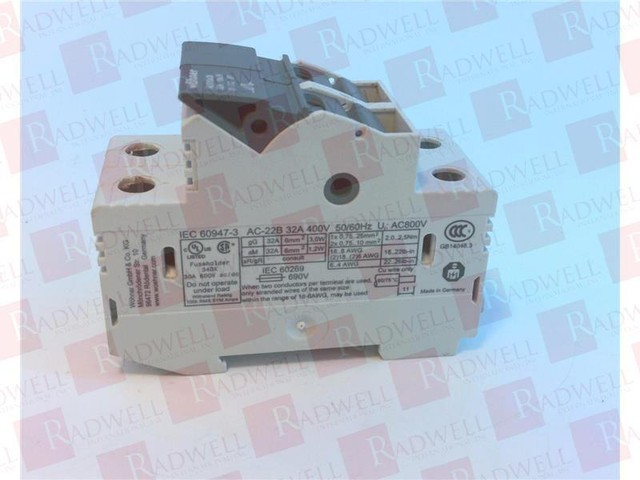 Wohner 31112 Fuse Holder 32a 690v XLNT for sale online | eBay