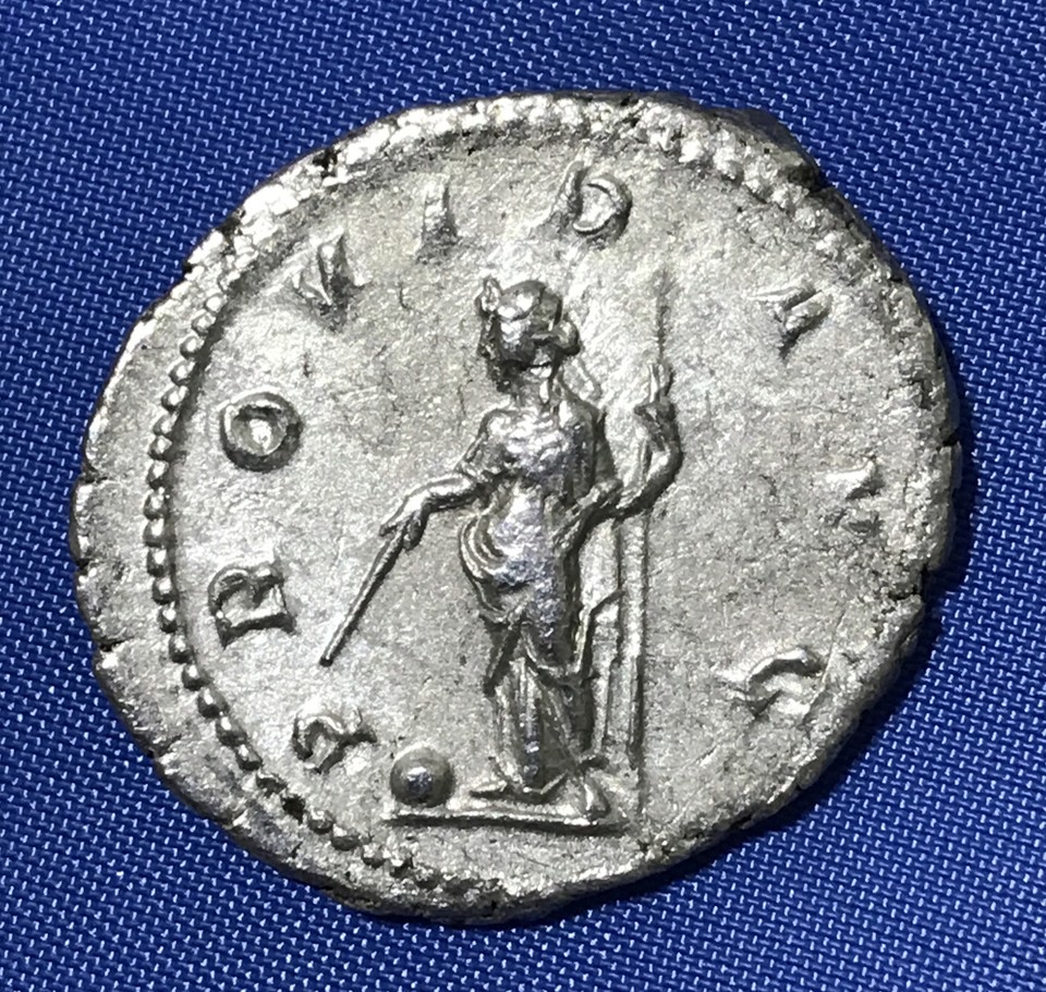 Authentic GORDIAN III 244AD Ancient Rome Silver Roman Coin PROVIDENTIA ...