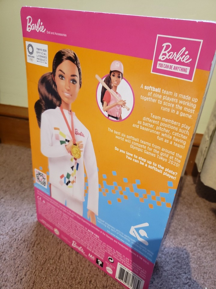 *TOKYO 2020 OLYMPIC SOFTBALL BARBIE DOLL! NEW! 24 HR SHIPPING BUY IT ...