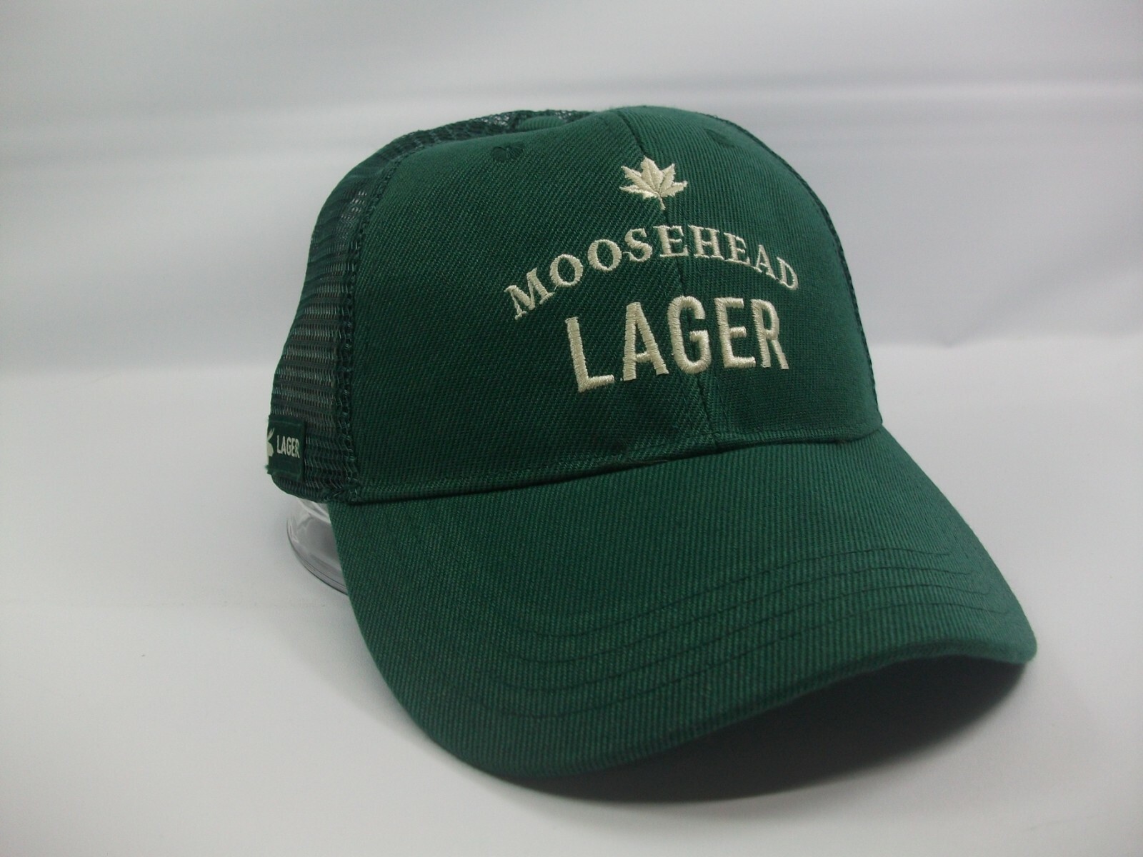 Moosehead Lager Beer Hat Green Spell Out Snapback Trucker Cap w/ Tag | eBay