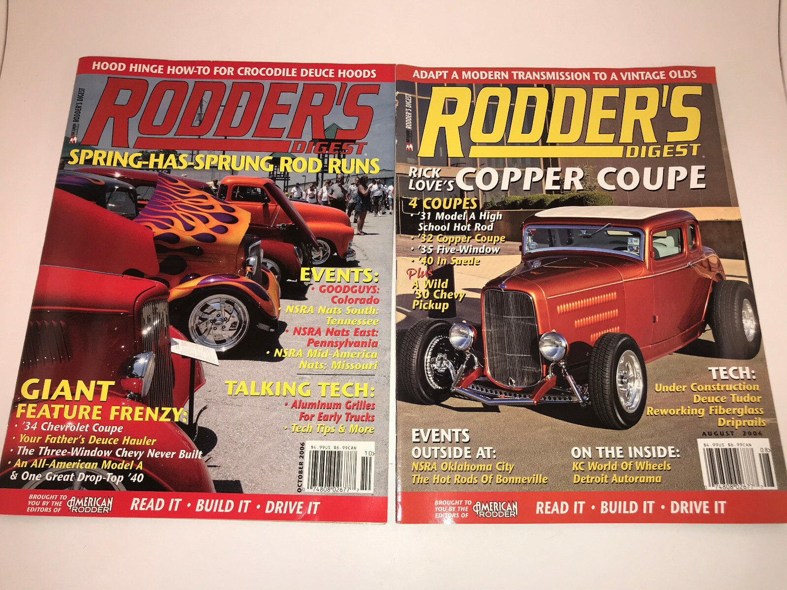 4 Rodder Digest Fat Fender Street Rods Deuce Coupe Magazine Collectors ...
