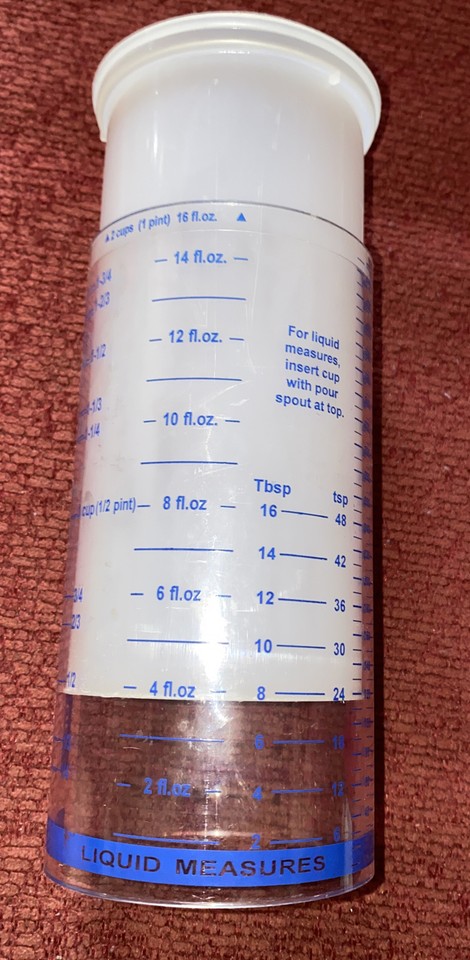 Pampered Chef Measure All Measuring Cup 2 Cups For Wet Dry Liquid Solid ...