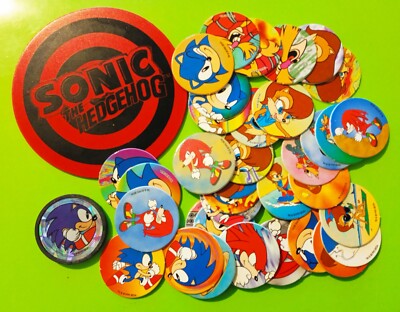 Lot de 38 POGS Sonic The Hedgehog SEGA 1995 (tous différents) | eBay