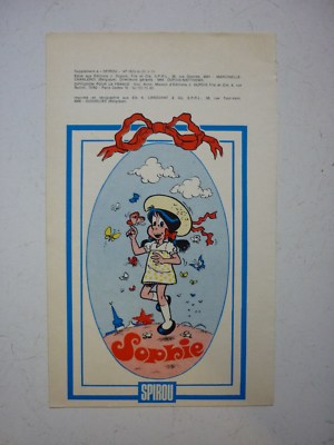 Supplément SPIROU n° 1823 du 22 /3 /1973 - autocollants JIDEHEM SOPHIE | eBay