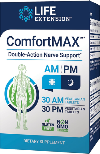 Life Extension Comfortmax™, Honokiol and Pea for Nerve Support ...