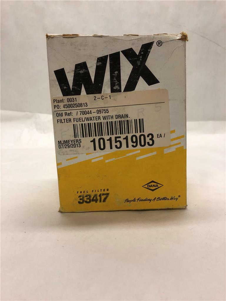 WIX 33417 - Fuel filter cross reference