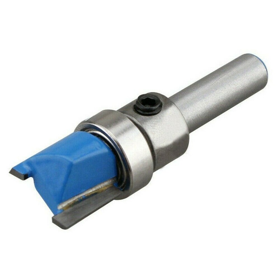 4x Router Bits 1/4" Template Cutter Shank Straight Woodwork Wood Flush ...