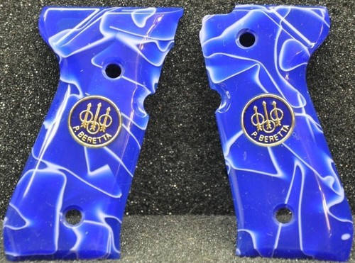 92FS Grips Pearl Hogue HO92010 Rubber Grip Panels For Beretta 92/96 ...