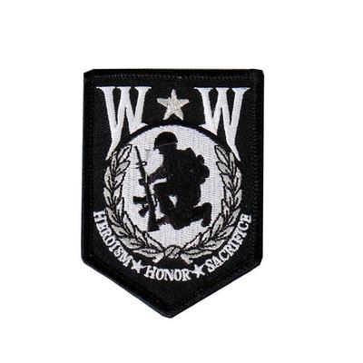 Wounded Warrior EMBROIDERED 3 INCH IRON ON Military PATCH | eBay