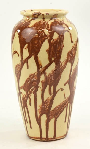 Peters and Reed Pottery Very Unusual Abstract Design 9" Vase | eBay