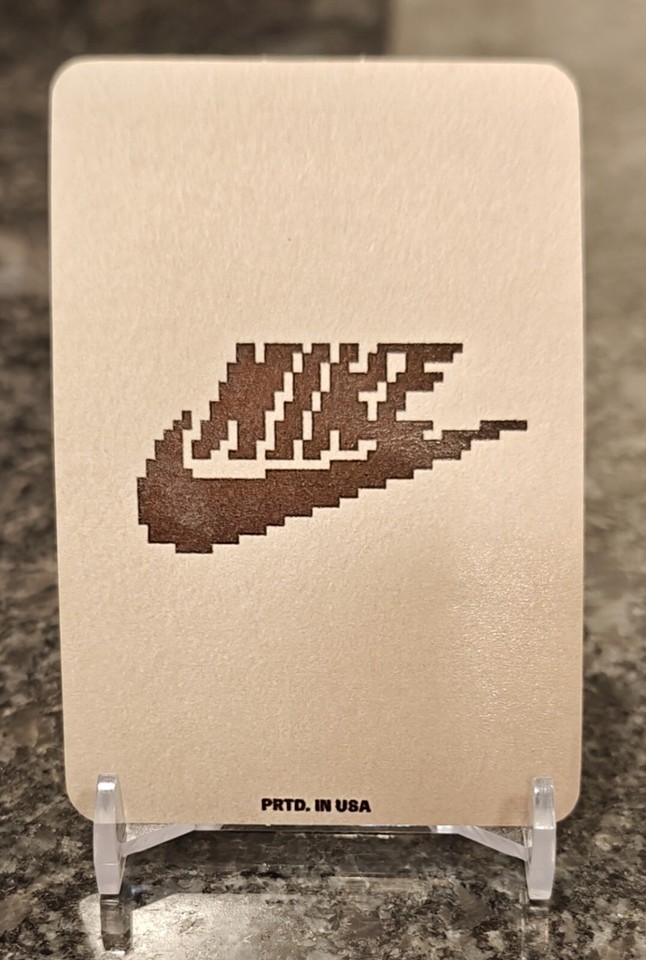 1985 NIKE MICHAEL JORDAN AIR GOLD JEWEL PRISM STICKER SSP HOLO REFLECT ...