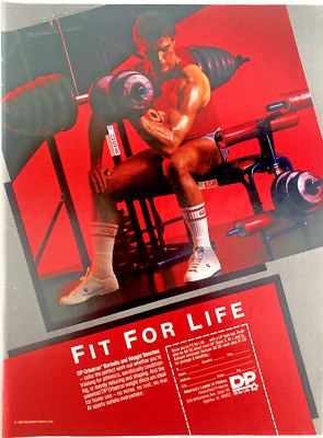 DP Fit For Life Orbatron Barbells Vintage 1984 Magazine Ad | eBay