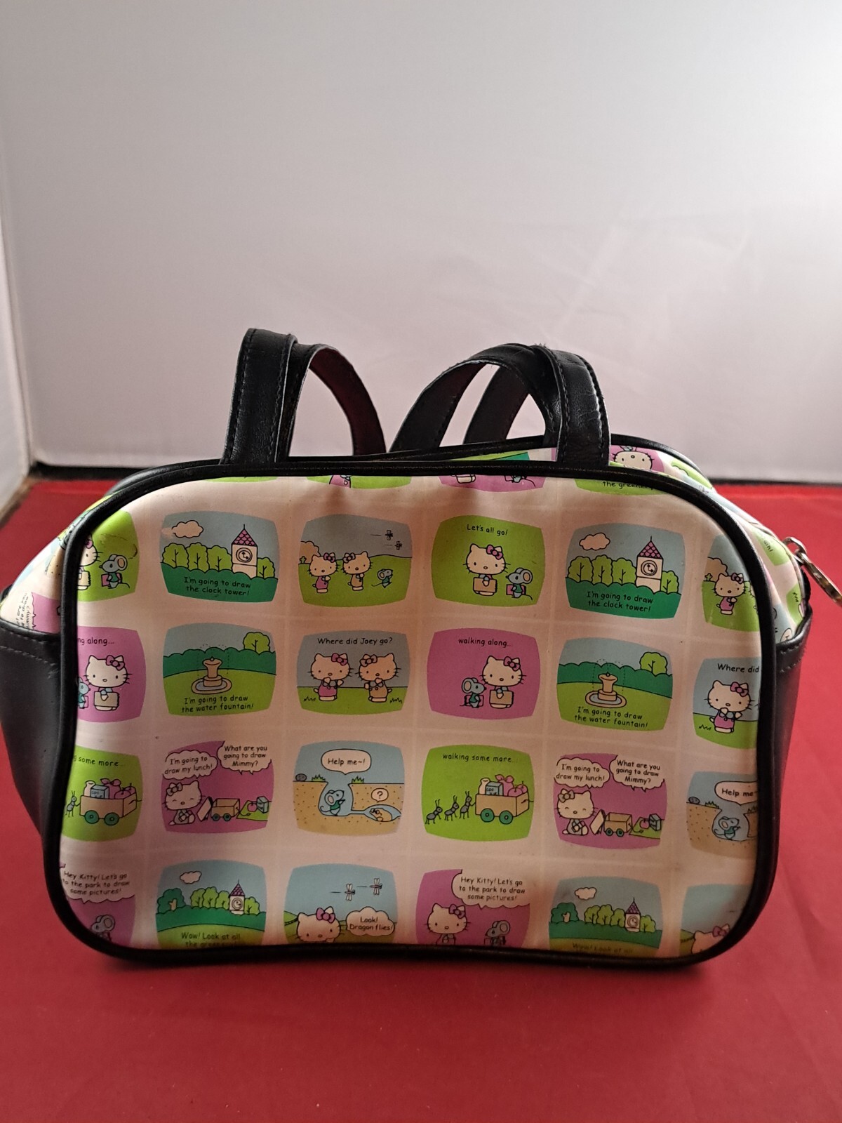 Vtg y2k era Sanrio Comic Strip Purse Bag Satchel HELL… - Gem