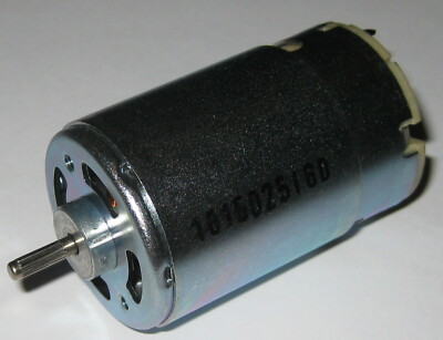 12 V - 2000 RPM - Slow Speed Electric DC Motor w/ Knurled 3.17mm Shaft ...