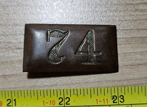 Vintage Bronze 74 Tag OLD Antique | eBay