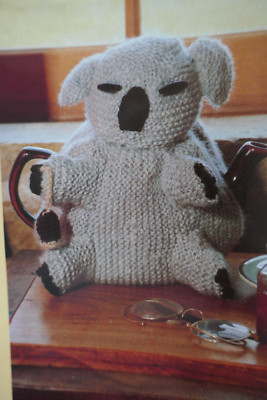 Knitting Pattern To Knit Lovely Novelty Koala Bear Tea Cosy In D.K ...