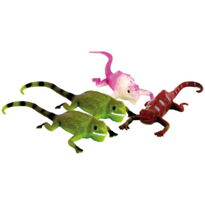 4x Fumfings Animal 11cm Colour Change Lizards Sensory Fun Toy Assorted ...