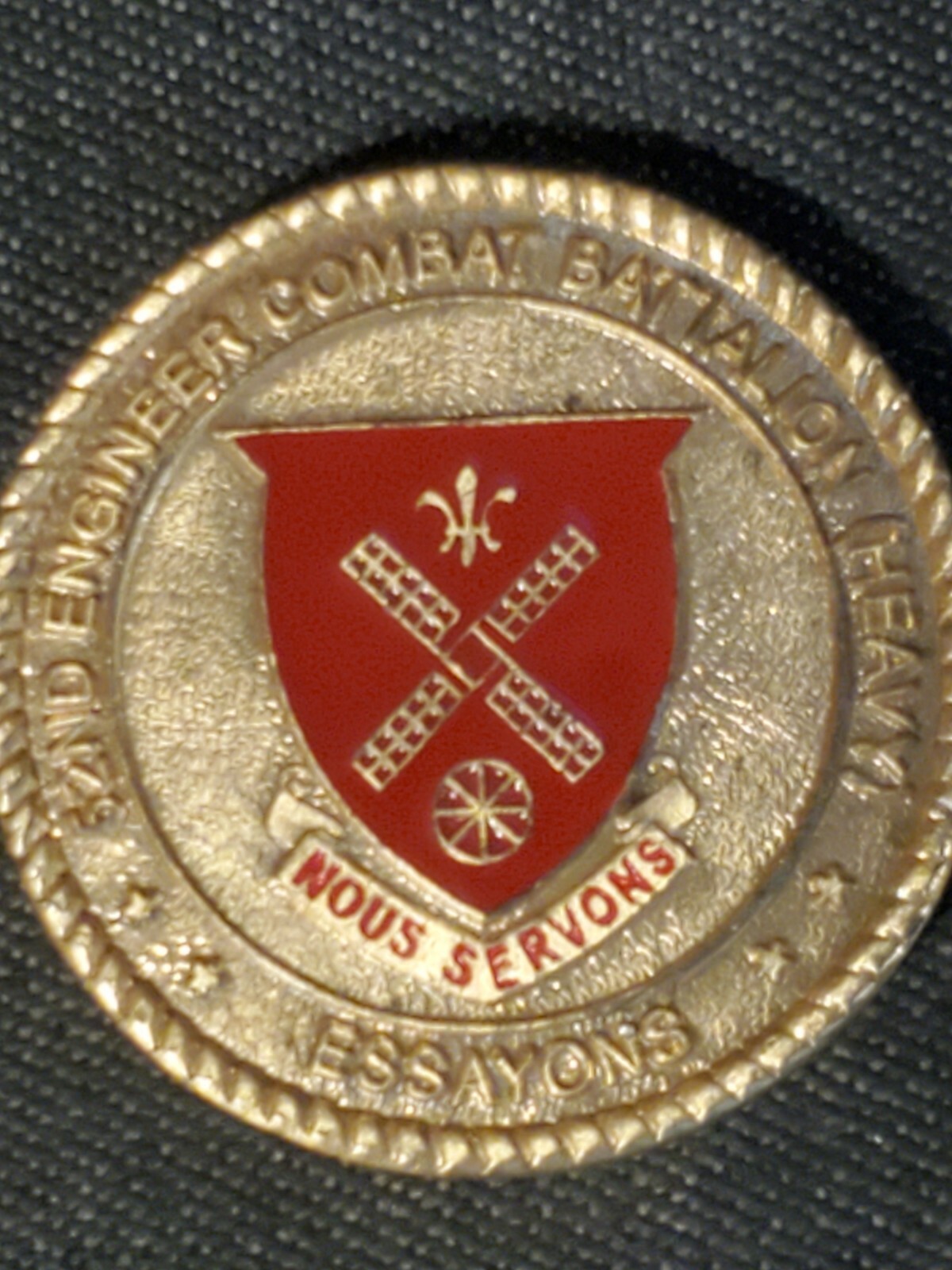 62nd Engineer Combat Battalion (Heavy) Challange Coin | eBay