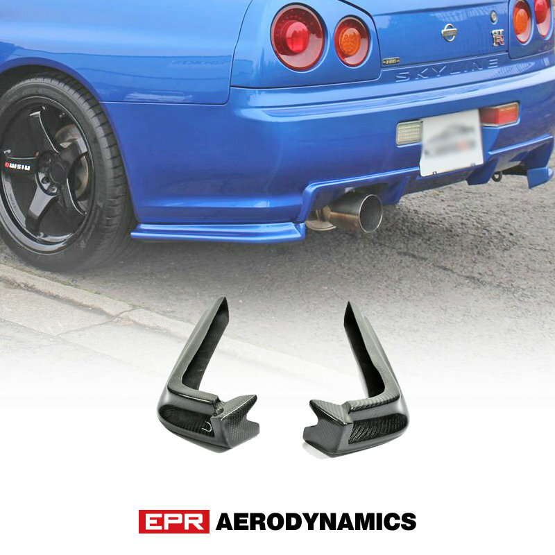 For Nissan R34 Skyline GTT GTR con Style Carbon Fiber kit OE Rear ...