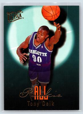 Tony Delk 1996-97 Ultra All-Rookie Charlotte Hornets #5 | eBay