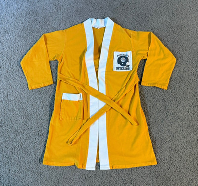 VTG 80s Pittsburgh Steelers Kid's Youth Pajamas Robe - Size M/L | eBay