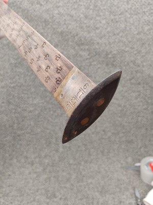 Antique Tree & Log Scale Stick 36” EXCELLENT Logging Lumber Brass ...