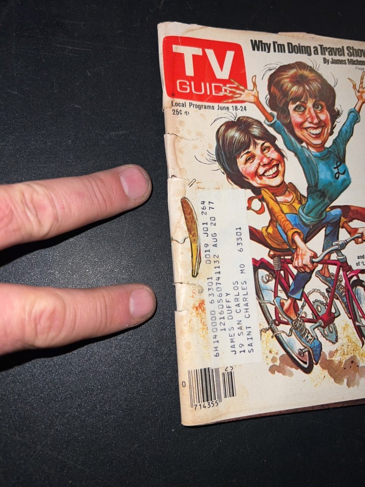 Vintage TV Guide Magazine June 18 1977 Laverne & Shirley Cover | eBay