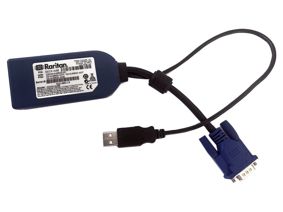 1 PC NEW Raritan D2CIM-VUSB Dominion KX USB KVM Switch Virtual Media ...