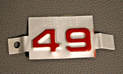1949 Idaho License Plate Tab. Fits 1948 Idaho License Plate | eBay