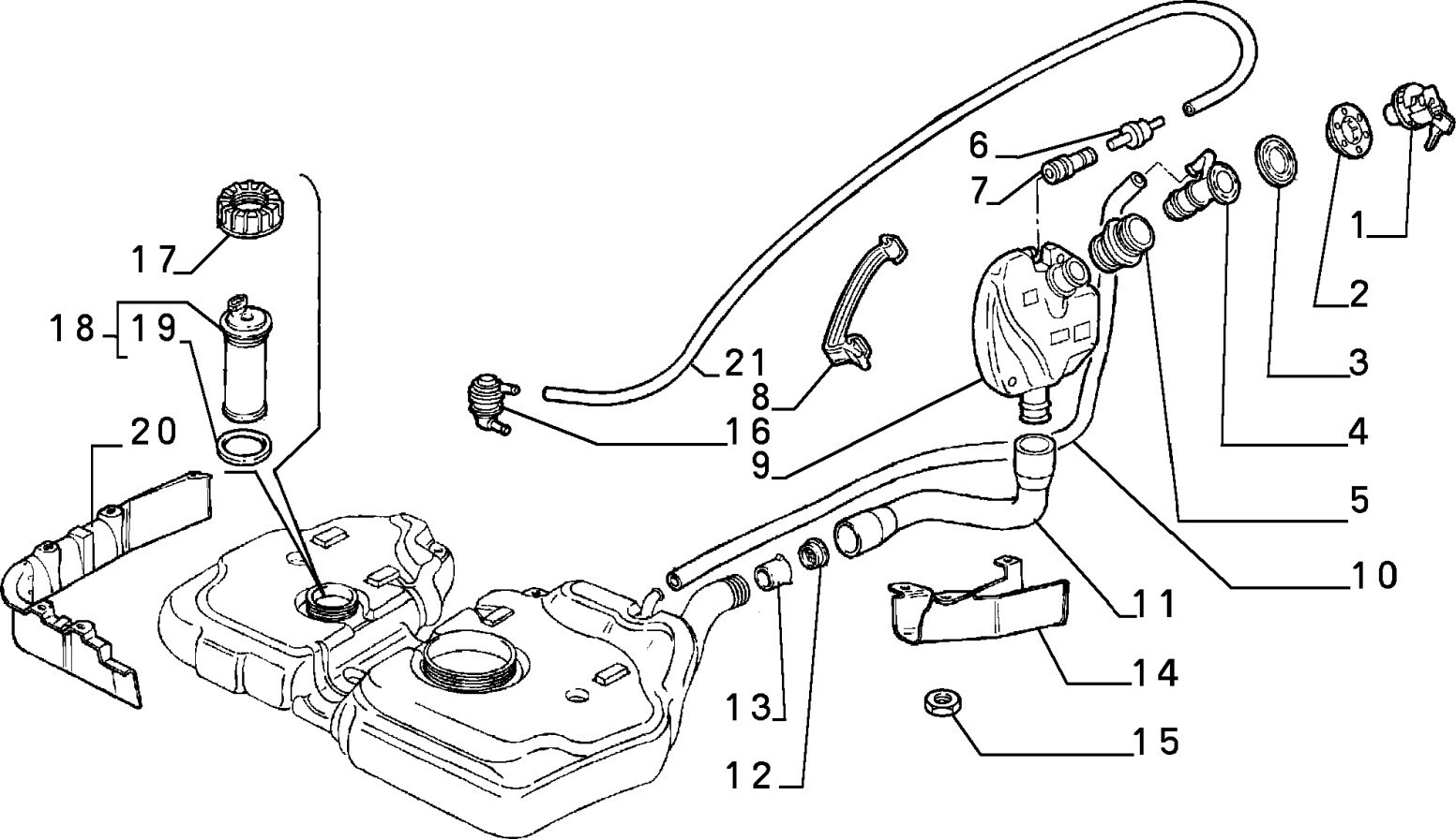 GUARNIZIONE GHIERA TAPPO SERBATOIO 82470895 LANCIA DELTA HF EVOLUZIONE ...
