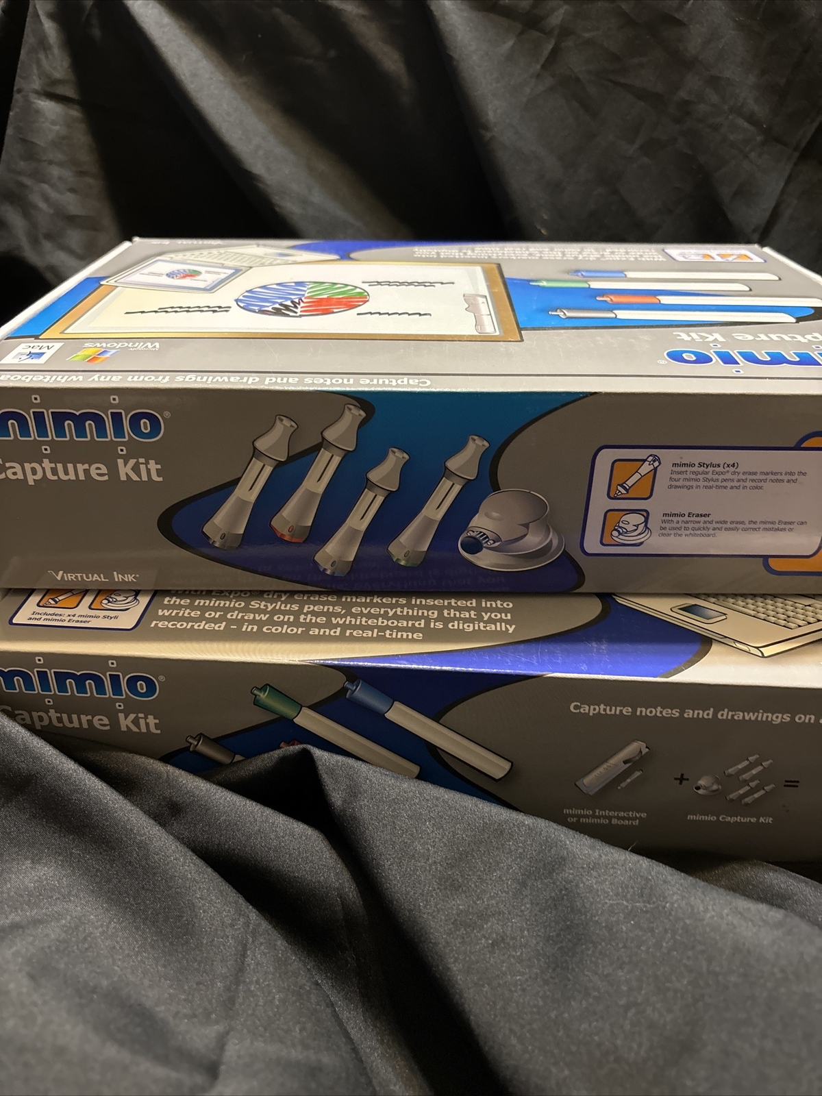 (2) New MIMIO 580-0014 Virtual Ink Capture Kit With Dry Erase Markers ...