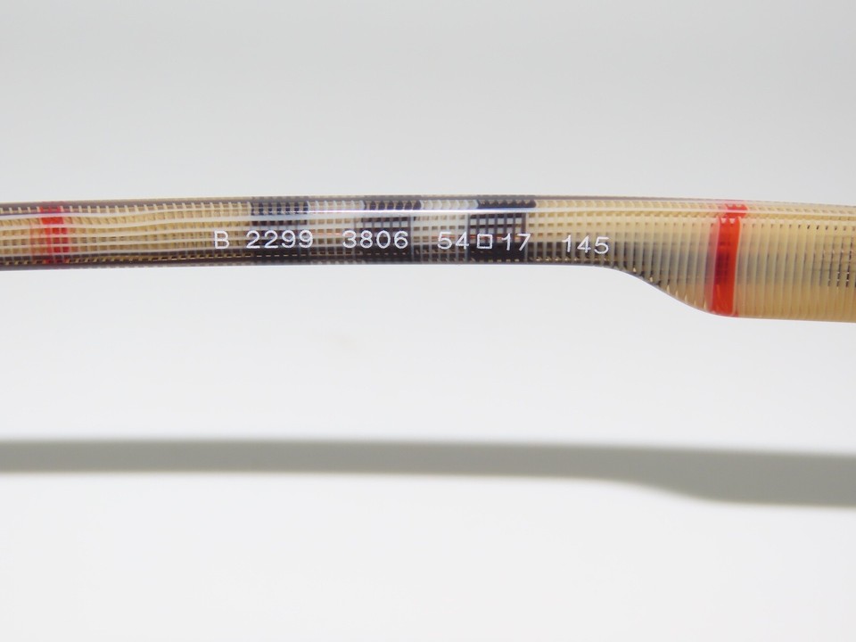 Burberry 2299 3806 54 Black Plaid check Eyeglasses BE2299 | eBay