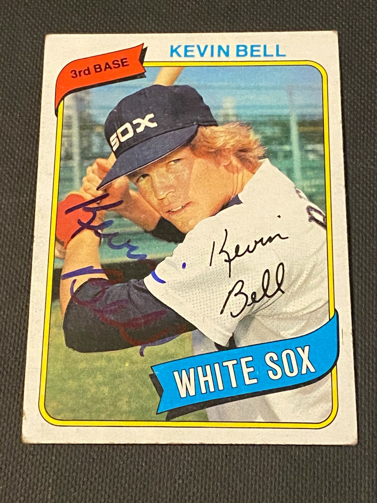 Kevin Bell Signed 1980 Topps Card Auto Chicago White Sox Autograph ...