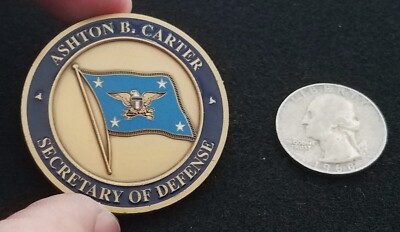 AUTHENTIC Secretary of Defense Carter SecDef President Appointed ...