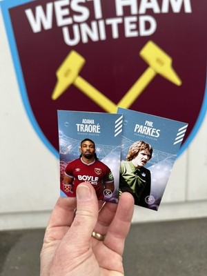 West Ham's ADAMA TRAORE & Legend PHIL PARKES on 2026 HAMMERS ...