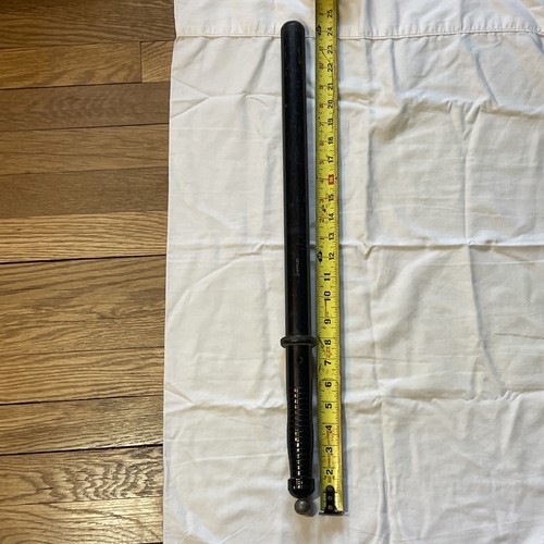 LIFETIME STAMPED Police Nightstick/Baton 24 Inch Black Metal Ball By Handle | eBay
