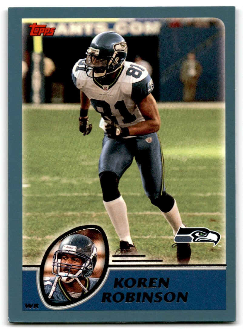 2003 Topps Koren Robinson Seattle Seahawks #73 | eBay