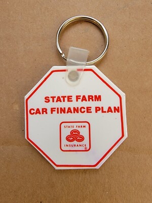 State Farm Insurance Car Finance Plan Rubber Keychain | eBay