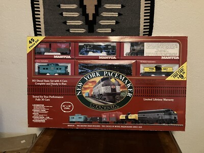 MANTUA H.O. SCALE #901402 New York Pacemaker TRAIN SET DSP & PRR, NOS ...