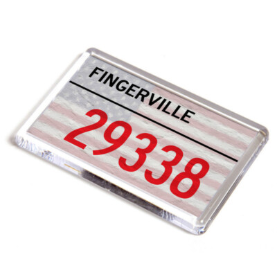FRIDGE MAGNET - Fingerville, 29338 - US Zip Code | eBay UK