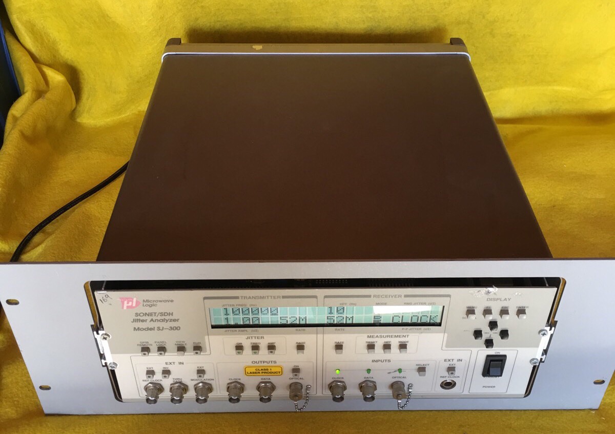 Microwave Logic SJ-300 Laboratory Desktop SONET/SDH Jitter Analyzer ...
