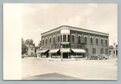Hotel & Buick Auto Shop Standard Gas Station CANTON Wisconsin RPPC ...
