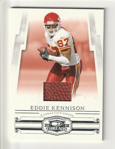 Eddie Kennison 2007 Donruss Threads Football 223/250 Kansas City Chiefs ...