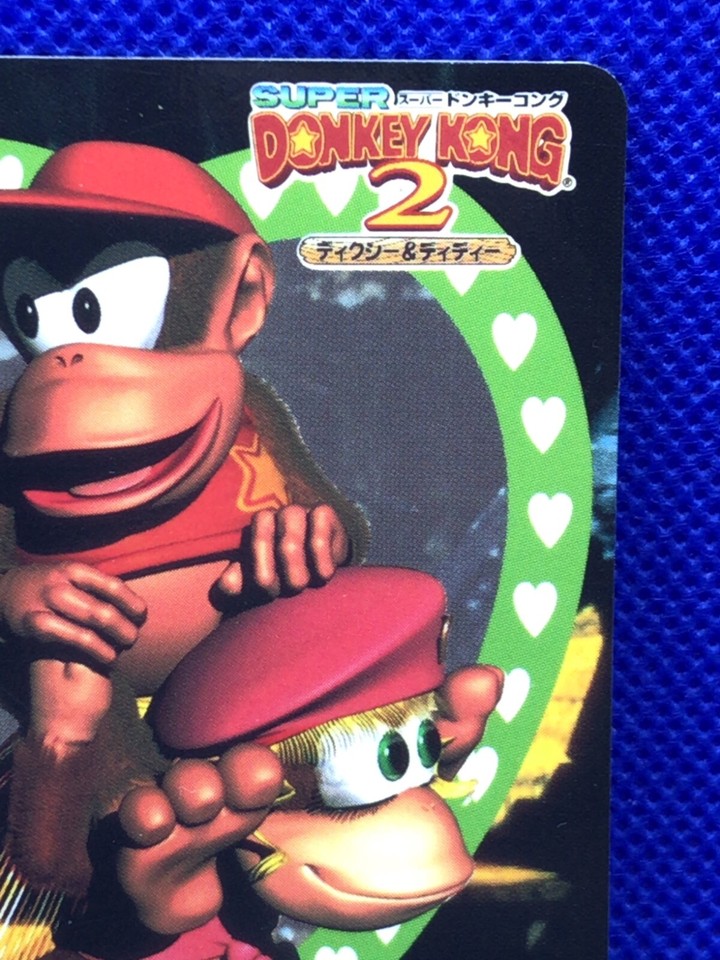 Dixie Diddy Super Donkey Kong 2 Card 1996 Bandai Nintendo No.69 rare F ...