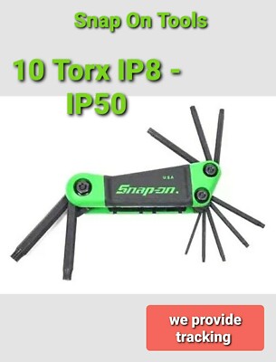 Snap On Tools Folding TORX Wrench Set Plastic Handle AWTPEF10K -8 keys ...