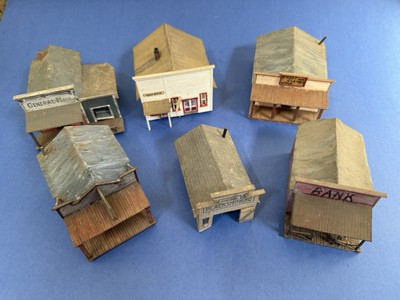 HO Scale Scratch Built Old-time Mining Logging Shop Wood Building Lot ...