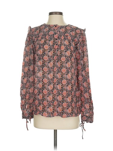 Antik Batik Women Red Long Sleeve Blouse S | eBay