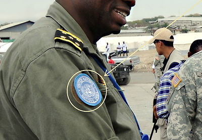UNITED NATIONS PEACEKEEPING MISSION OPERATION UNIFORM SHOULDER DPKO ...